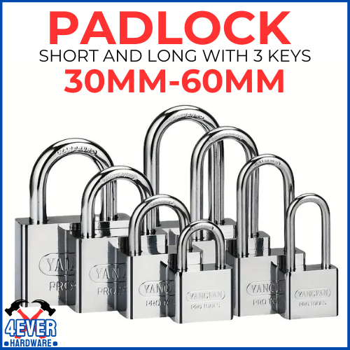 Padlock Short/Long 30mm 40mm 50mm 60mm Padlock Home Security For Gate ...