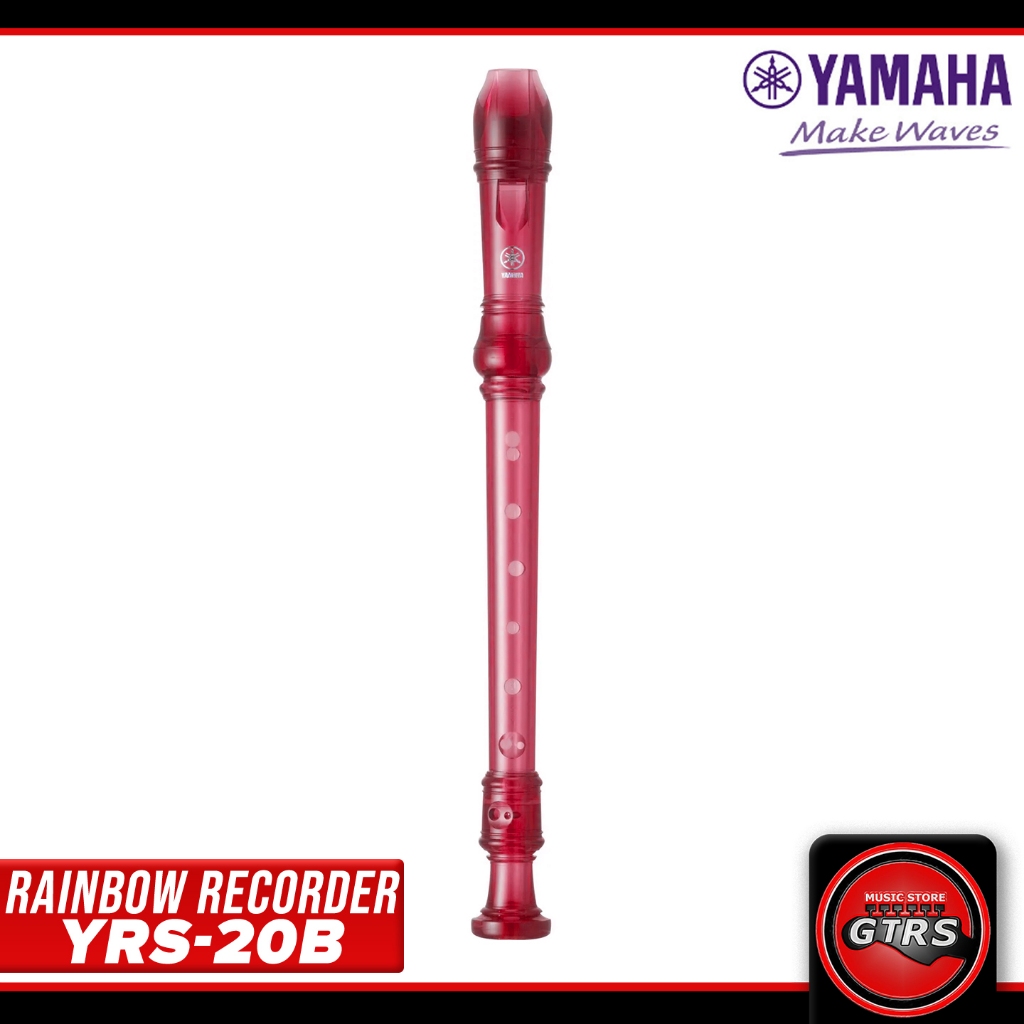 Yamaha YRS-20B Rainbow Recorder Flute - Baroque Recorder | Shopee ...