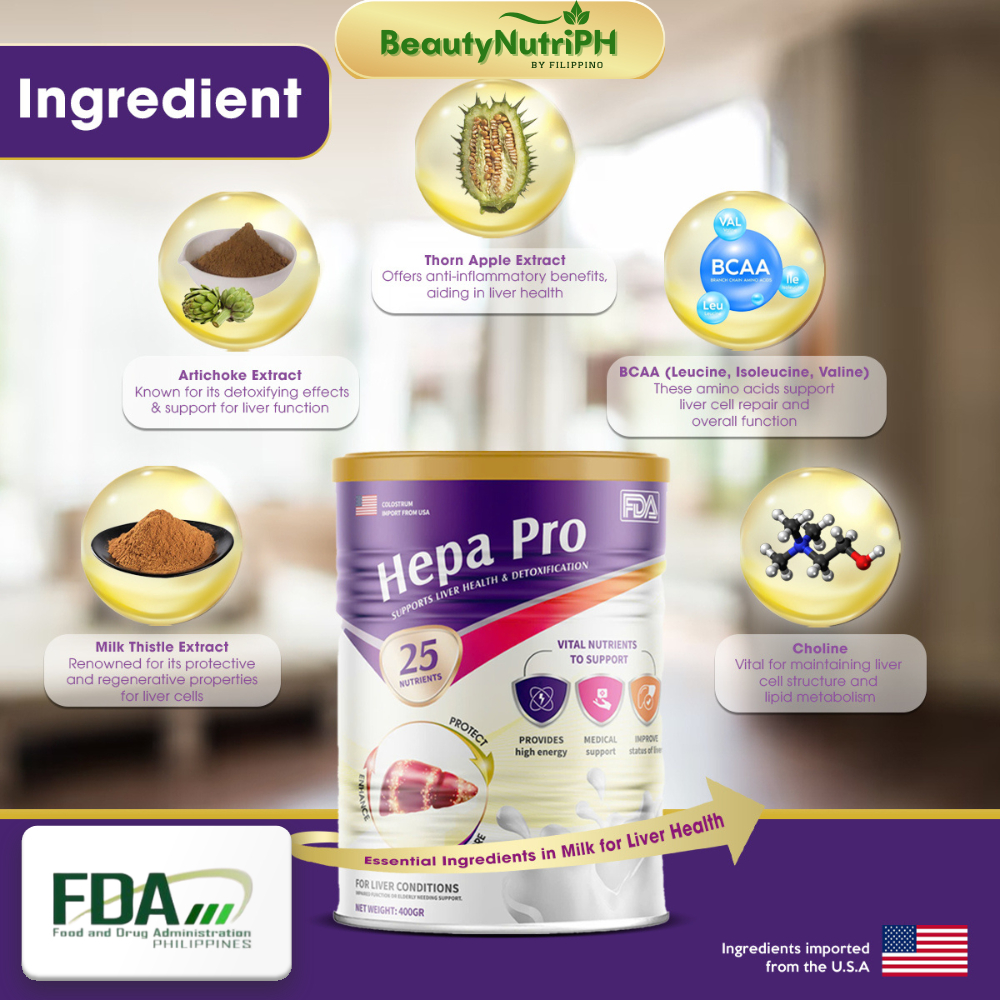 Hepa Pro Milk - Complete Liver Health Formula | Elderly Care | High ...