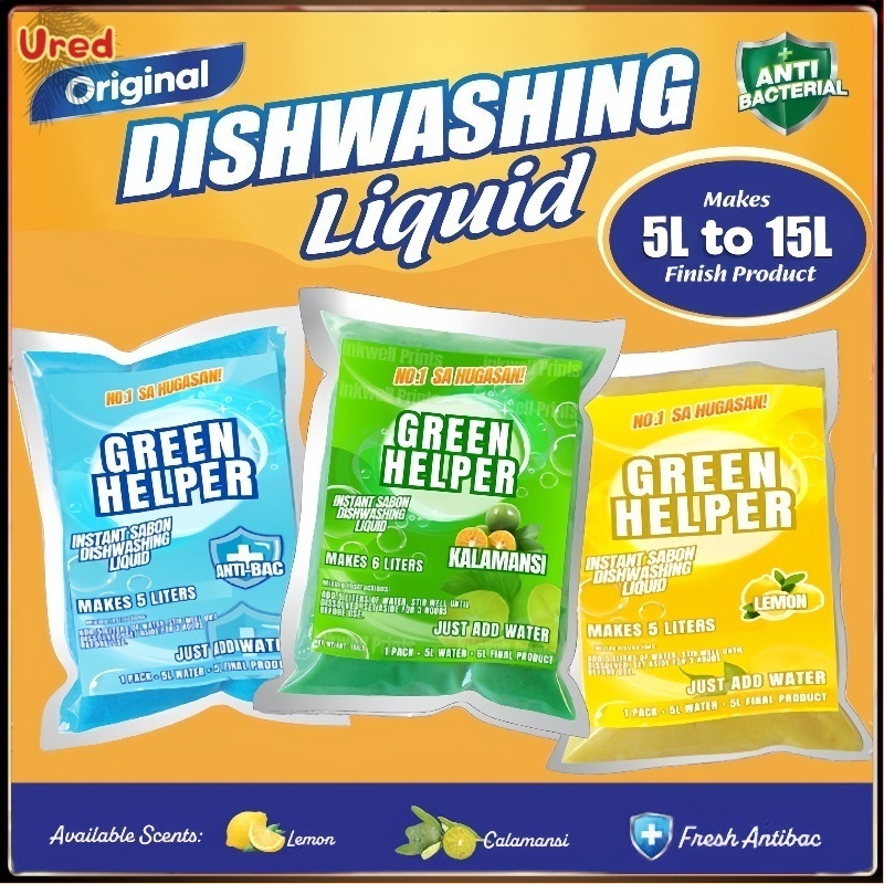 DIY Dishwashing Liquid 3/5/15L Yield Just Add Water Negosyo Kit Doble ...