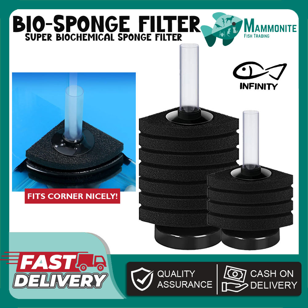 Infinity Bio Sponge Filter XY 2890 2891 CORNER 4.5x5.8cm Aquarium ...