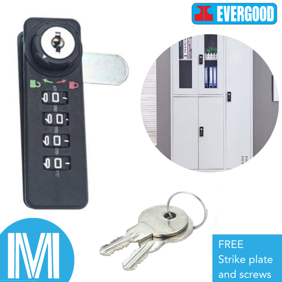 Evergood Digital Combination Password Cam Lock Drawer Lock Cabinet Lock ...
