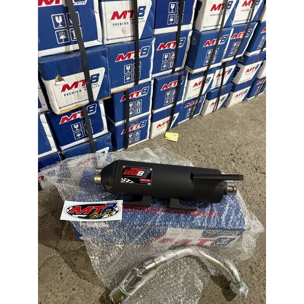 MT8 PIPE FOR ZOOMER / BEAT FI V2 stainless tip MT8-17 | Shopee Philippines