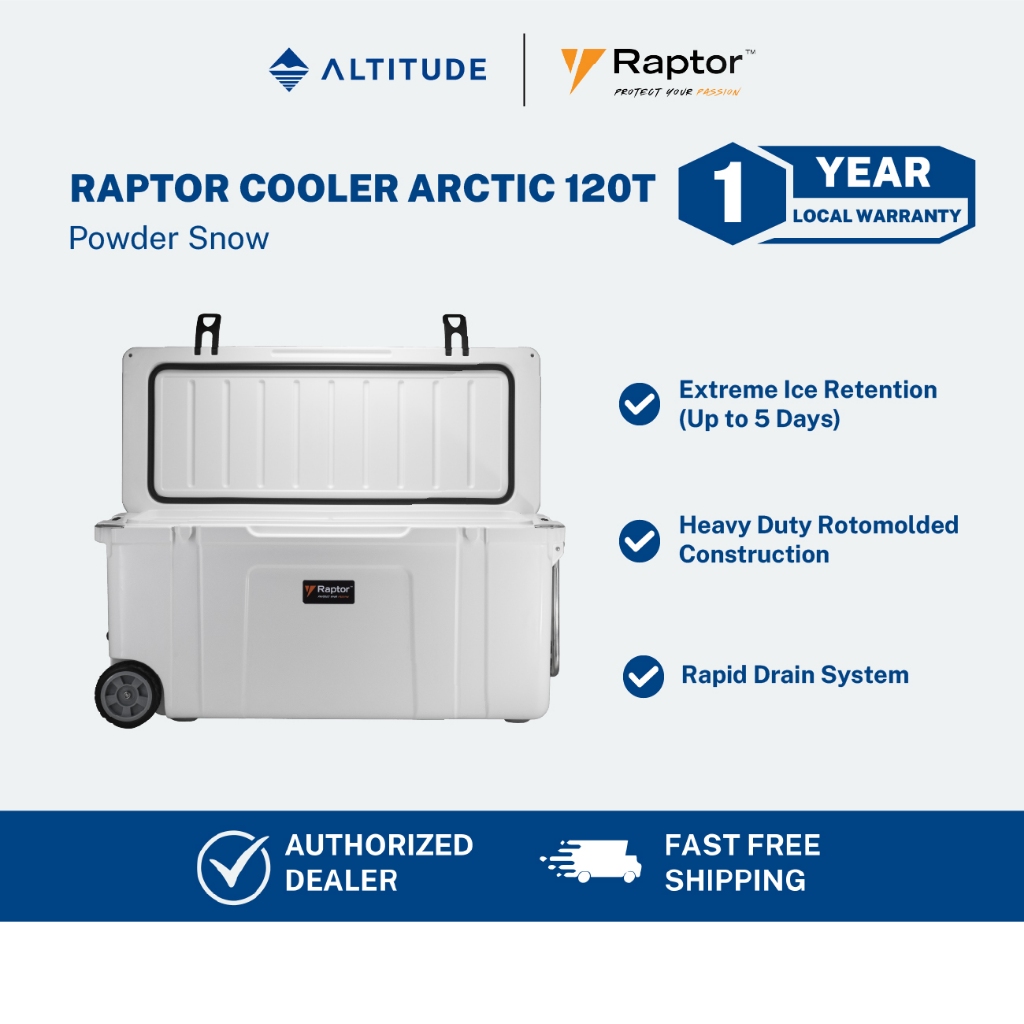Raptor Cooler Arctic Trolley 120 | Shopee Philippines