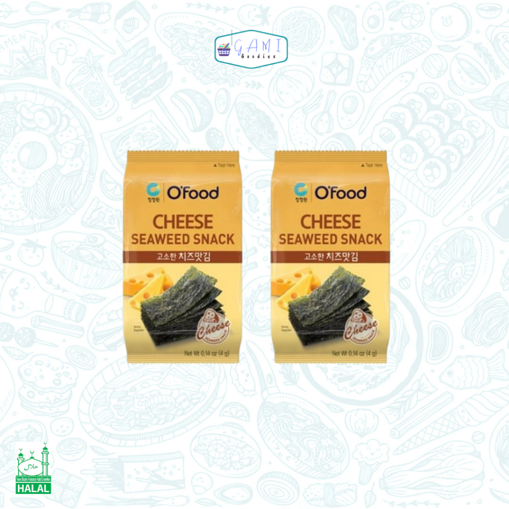 Daesang Cheese Seaweed 4GX2PCS 4GX9PCS ( SEAWEED SNACK CHEESE FLAVOR ...
