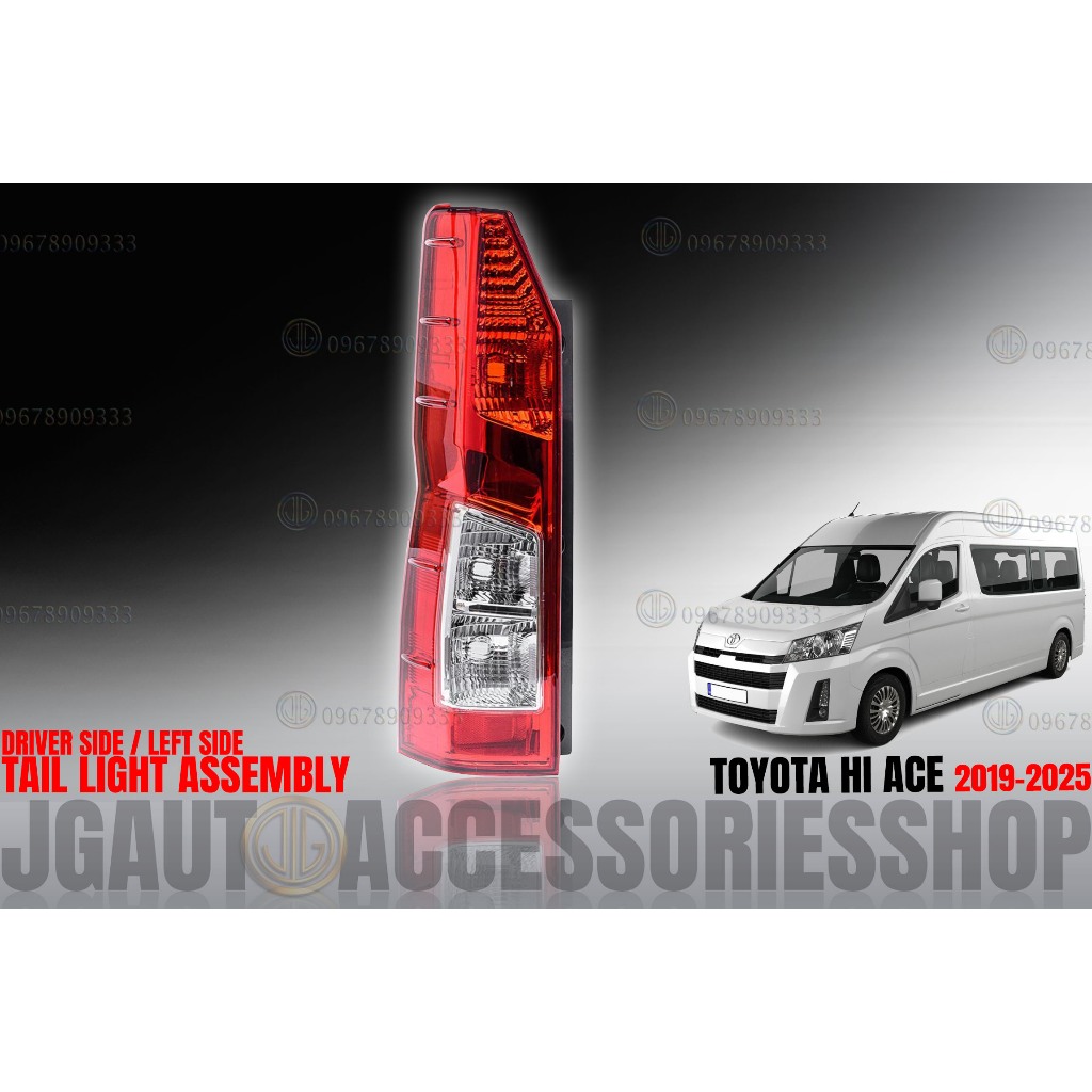 TOYOTA HIACE COMMUTER DELUXE 2019 TO 2025 TAIL LIGHT ASSEMBLY ...