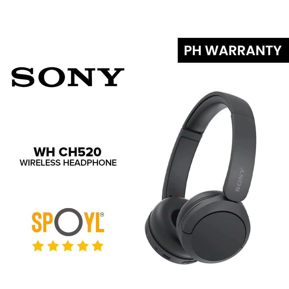Sony WH-CH520 / WHCH520 Wireless Headphones by Spoyl | Shopee Philippines