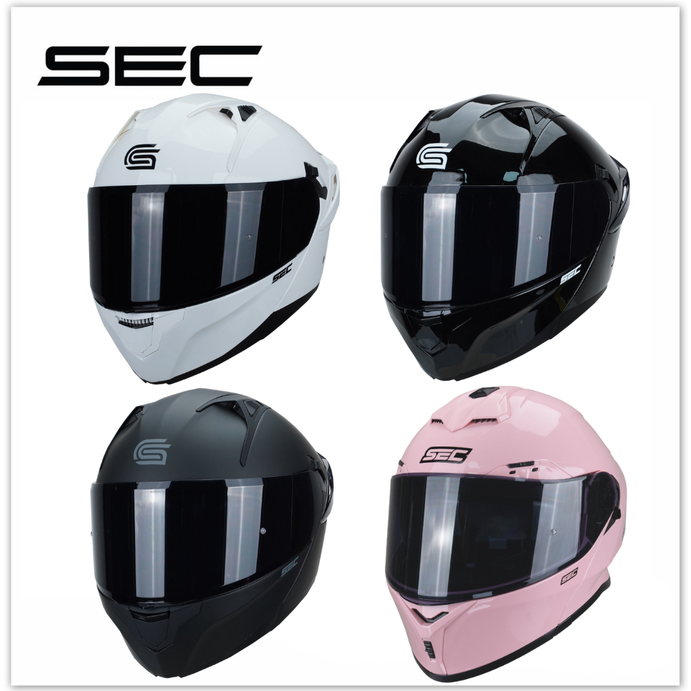 Sec Modular Helmet for Motorcycle Focus - Plain Gloss/Matte (S-XL ...