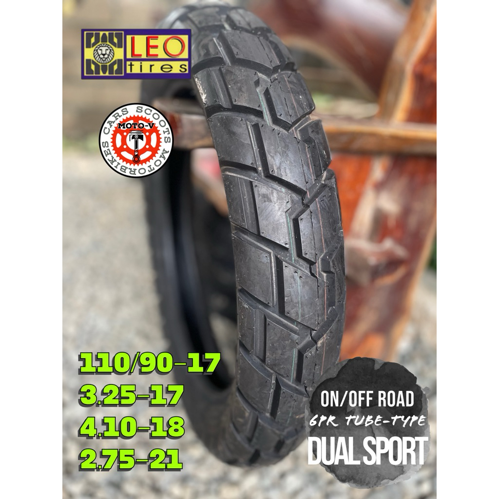 On/Off Road DUAL SPORT TIRE ( LEO RAPTOR ) For CAFERACER SCRAMBLER ...
