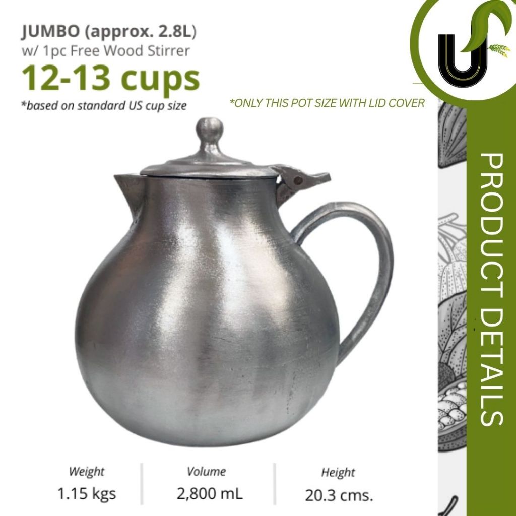 Tsokolatera de Batirol Set WITH COVER LID - Filipino Hot Chocolate Pot ...