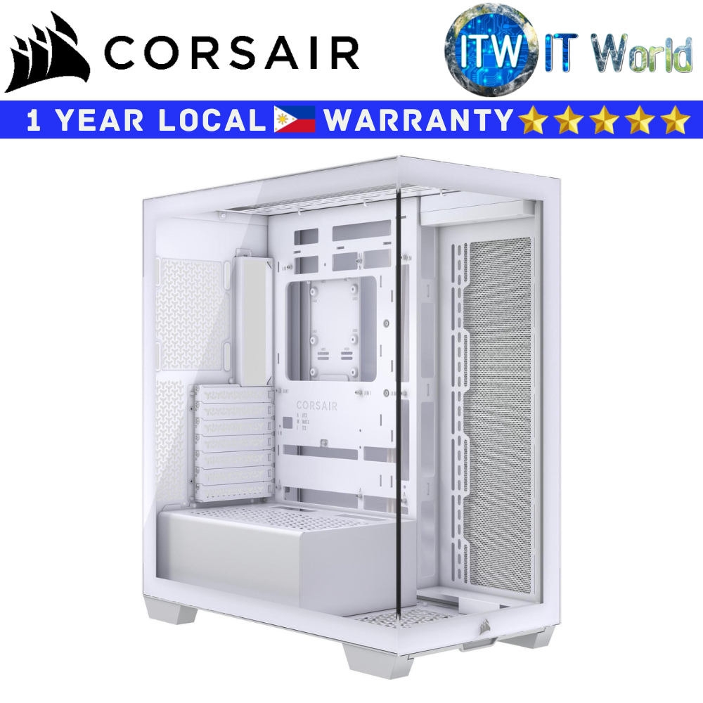 Corsair Computer PC Case 3500X Mid-Tower Tempered Glass White (CS-CC ...