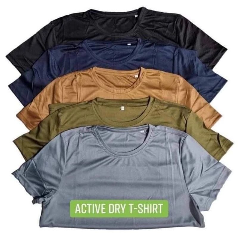 TacUni Active Dry Plain Tshirt | Shopee Philippines