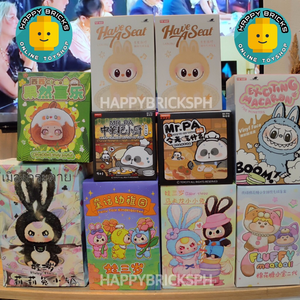 All Original Brand New Labubu , Baby Three & Other Plush Pendant Toys ...