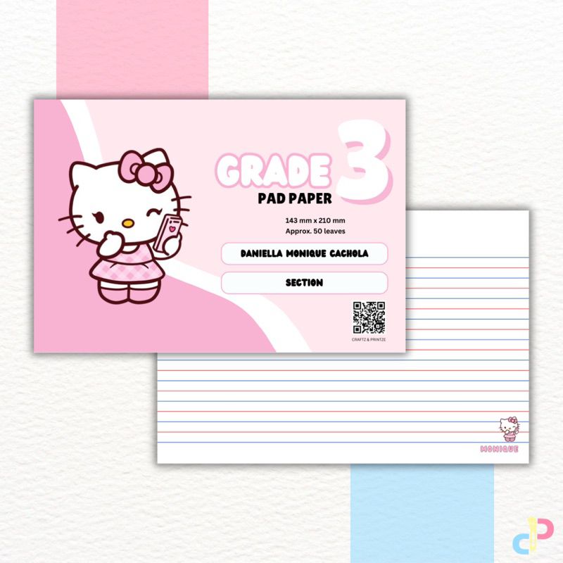 Customized Pad Paper- Any Theme | Shopee Philippines
