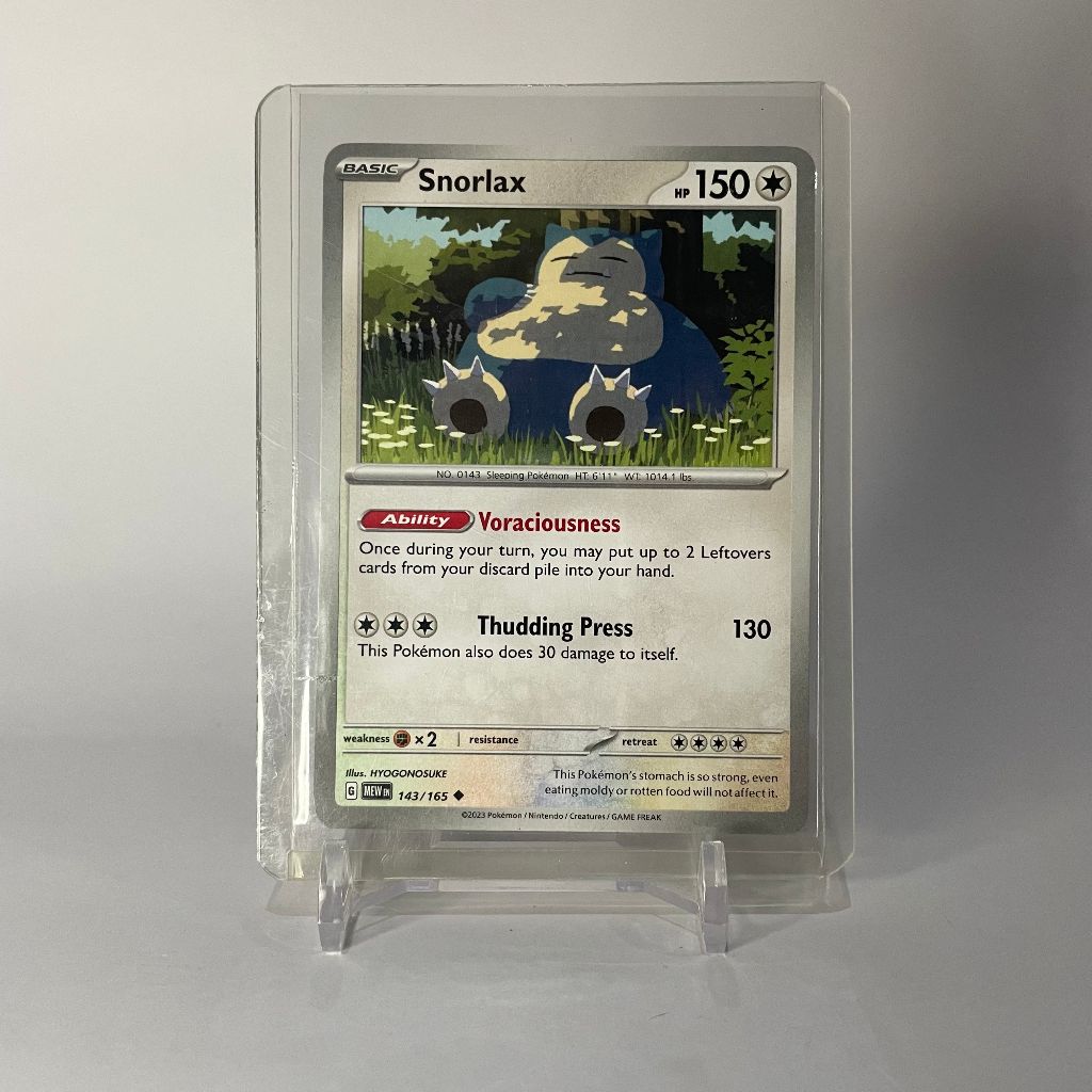 Snorlax 143/165 (Pokemon Card) | Shopee Philippines
