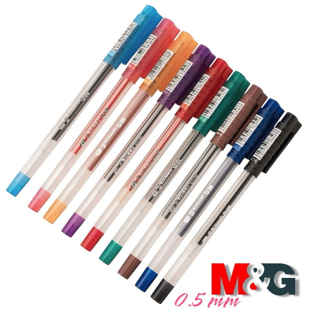 M&G Office-G Economic Stick Gel Pen 0.5mm (AGP13271) | Shopee Philippines
