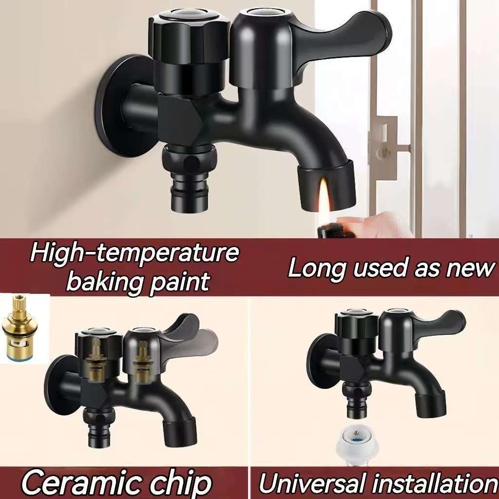 304 Stainless Steel Faucet One Into Three Out Multi-function Machine ...