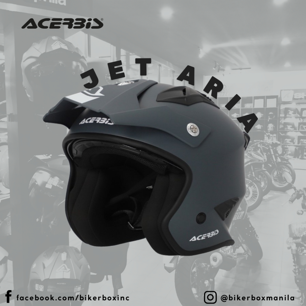 ACERBIS HELMET CASCO JET ARIA 2206 | Shopee Philippines