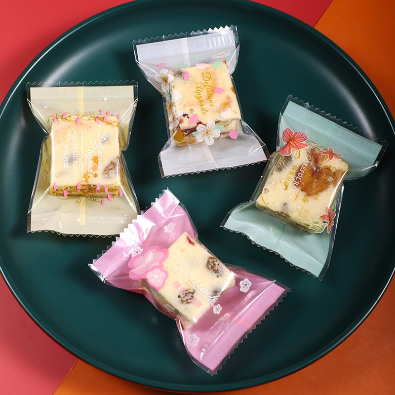 100Pcs 5.5x8.5cm Polvoron Wrapper Plastic Packing Bag Candy Plastic ...