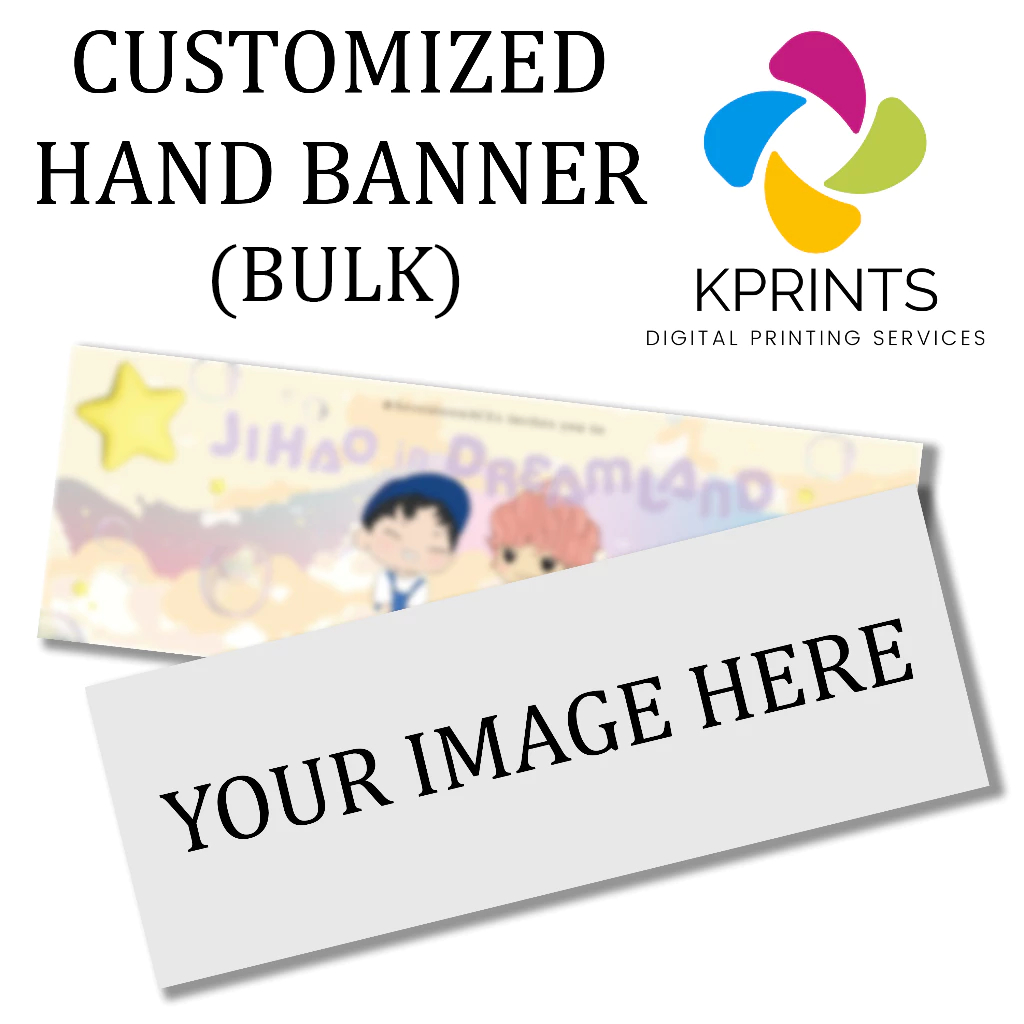 100pcs Customized Hand Banner Printing Service | Shopee Philippines