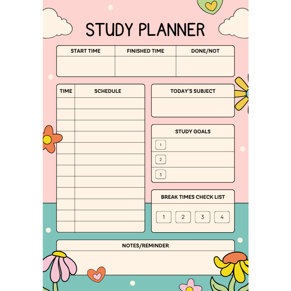 PERSONALISE STUDENT TO DO LIST_A5 SIZE_FREE MOTIVATIONAL STICKERWEEKLY ...