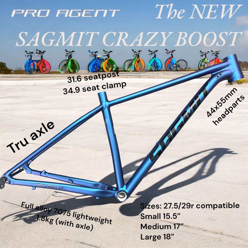 PRO AGENT X SAGMIT CRAZY BOOST/ BROOKLYN V3R (FRAME ONLY) 29R not ...