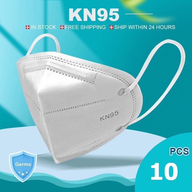KN95 Mask 5-Layer Protection | Daily Use Safety Face Mask Meltblown ...