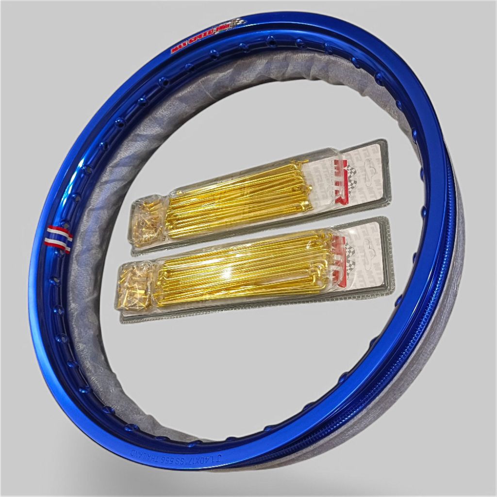 ALLOY RIM PAIR WITH GOLD SPOKE SET | Shopee Philippines