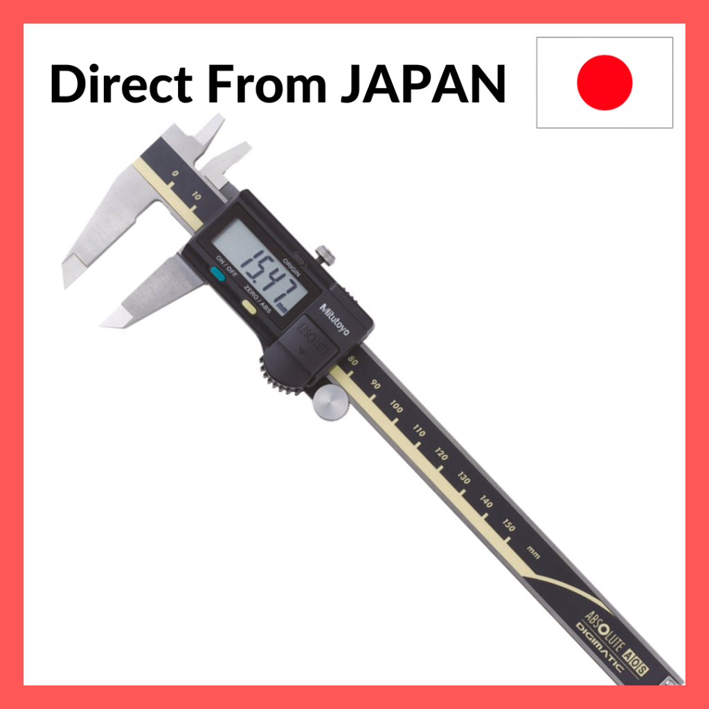 Mitutoyo CD-15AX Original 150 mm/6" ABS Digital Vernier Caliper 0.01 mm Accuracy – Japan ...
