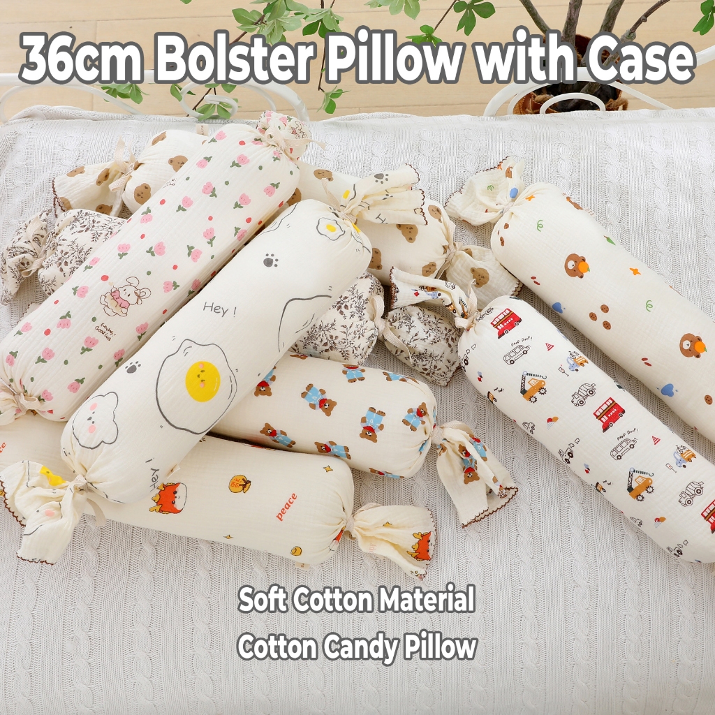Newborn Baby Bolster Pillow Soft Cotton Filling Material Nap Hugging ...