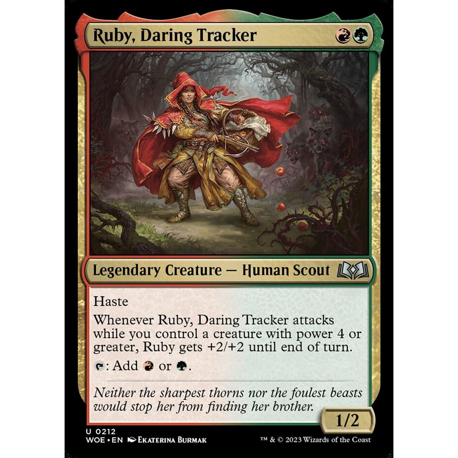 Ruby, Daring Tracker WOE MTG Magic The Gathering | Shopee Philippines