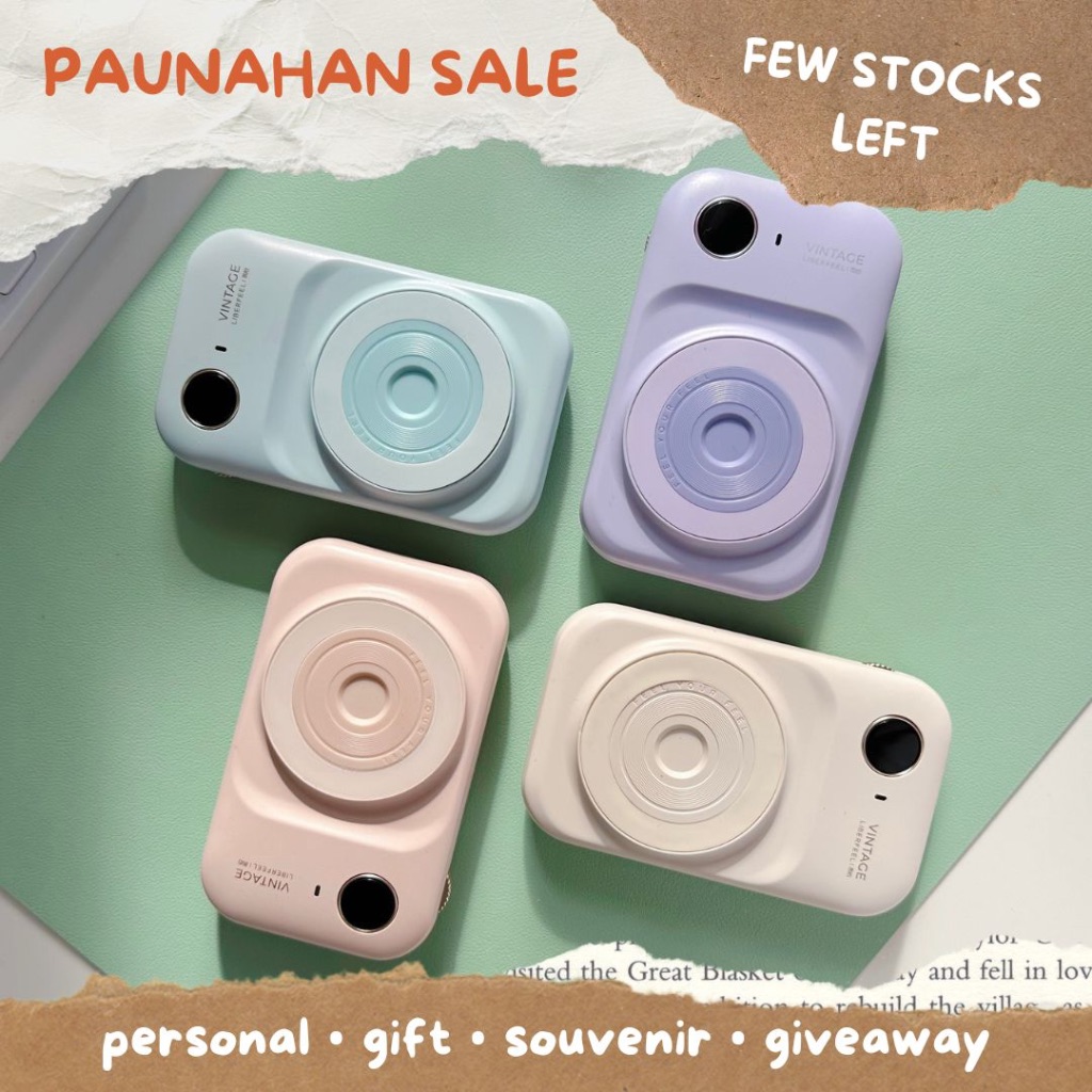 Retro Camera Power Bank (Magnetic) | 10000mAh Wireless Vintage ...