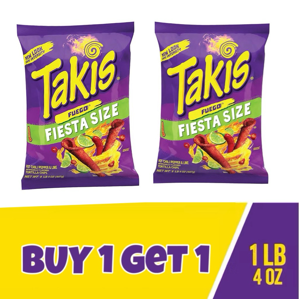 Takis Fuego Fiesta Size (BUY 1 GET 1) | Shopee Philippines