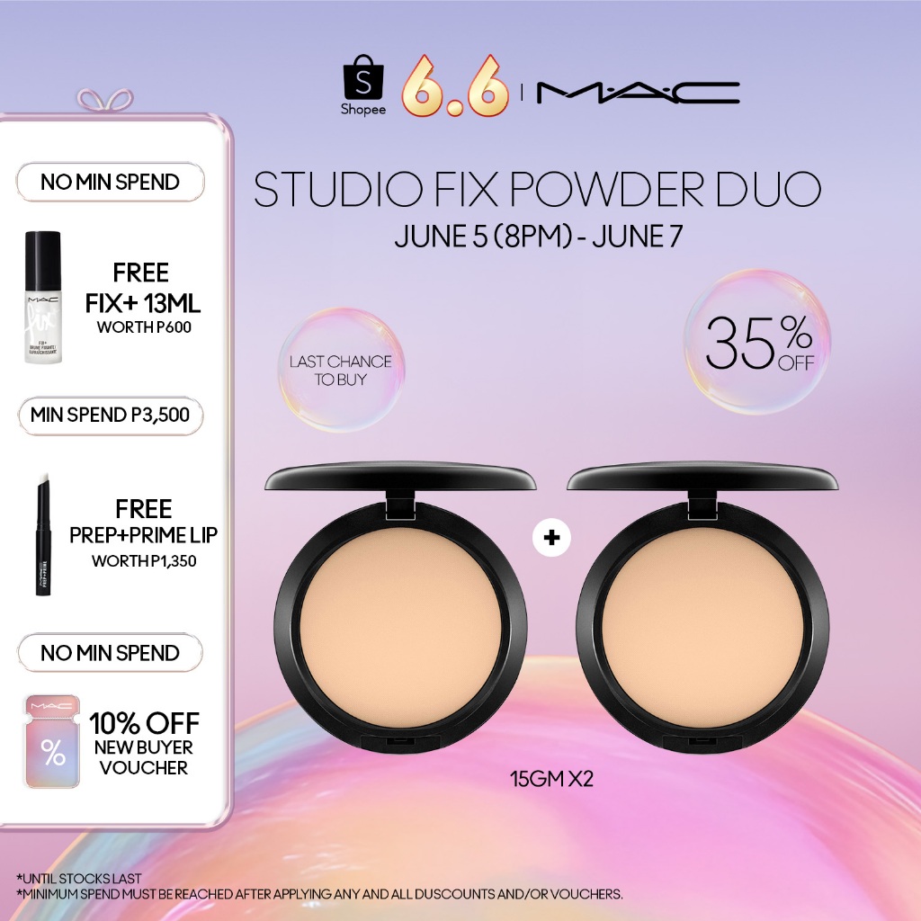【35% OFF】MAC Studio Fix Powder Plus Foundation – 15g Duo | Shopee ...