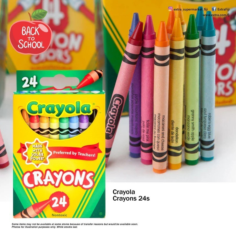 Crayons( Set of 8,16 and 24 Colors) Pastels Crayon Primary School ...