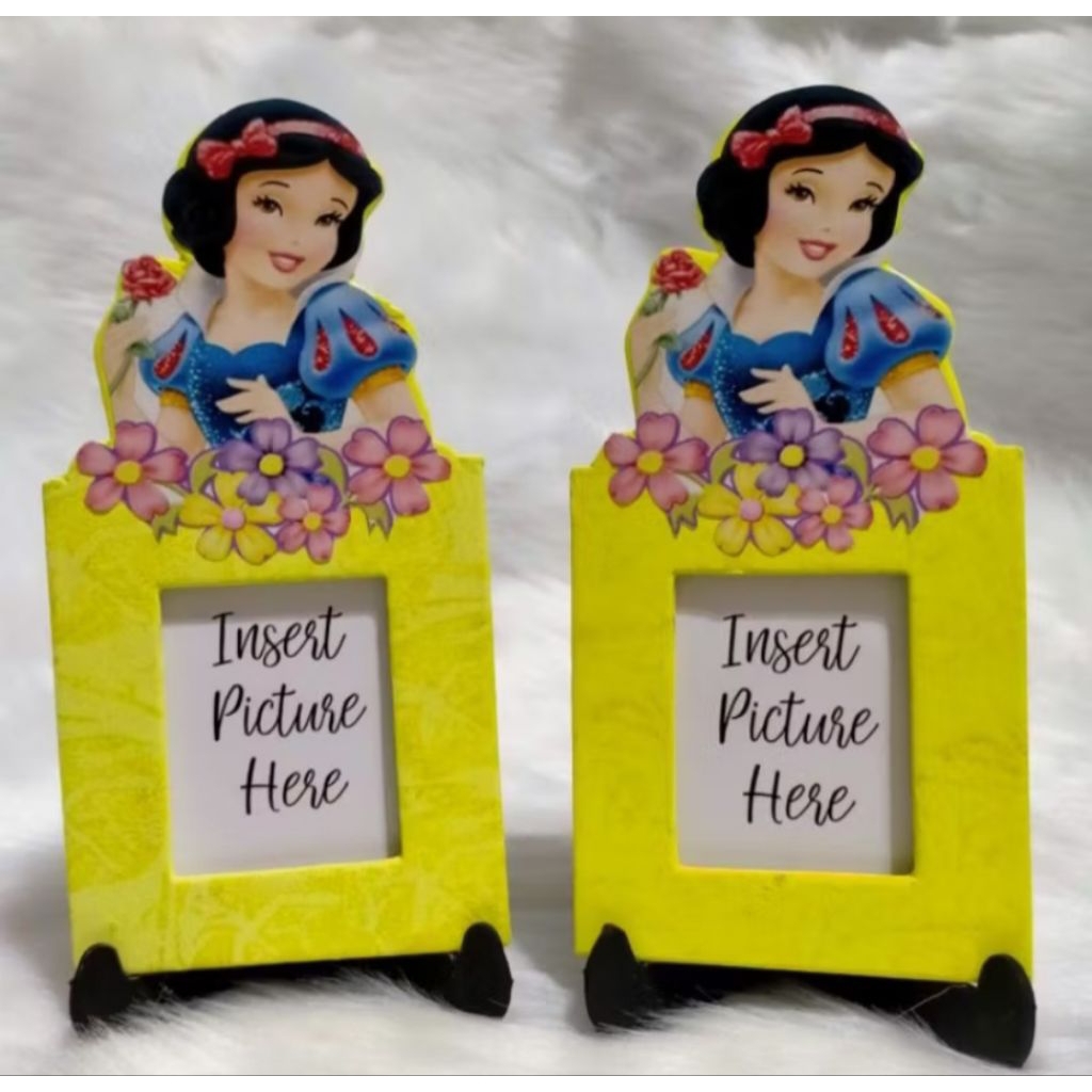 10 Pcs Princess Snow White Magnetic Photo Frame with stand | Shopee ...