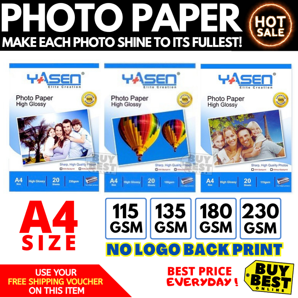 photo paper a4 - Best Prices and Online Promos - May 2026 | Shopee ...