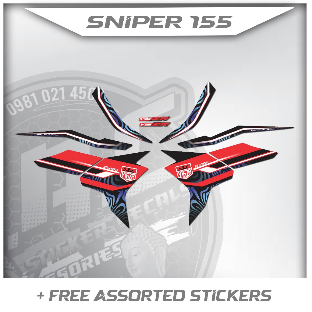 Sniper 155 New Sticker Labels 2025 | Shopee Philippines