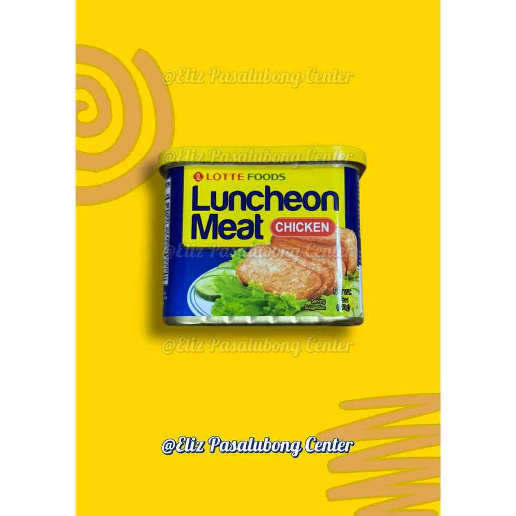 (LOTTE) LUNCHEON MEAT CHICKEN 340G | Shopee Philippines