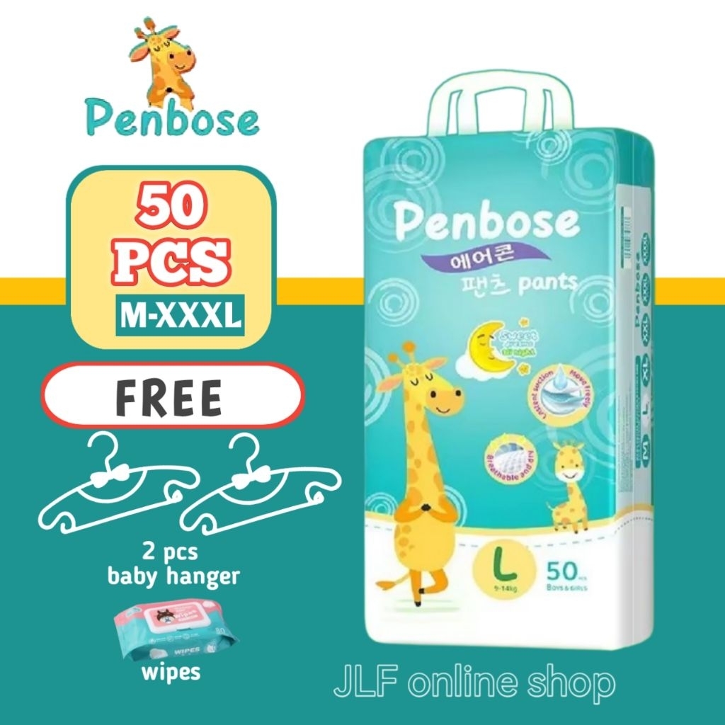 Penbose Pants and Tape Diapers 50/pack | Shopee Philippines