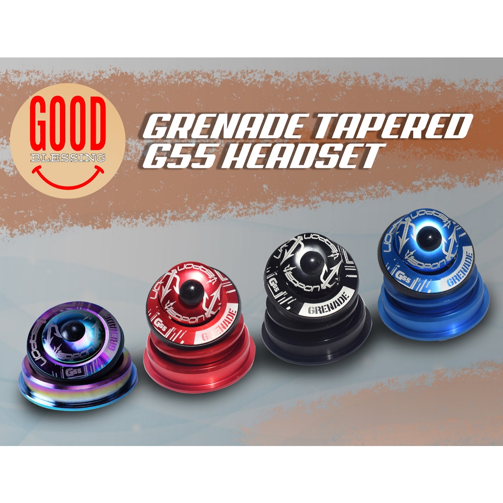 Headset Weapon Sealed Bearing Heavy Duty Headset 44MM / 55MM | Shopee ...