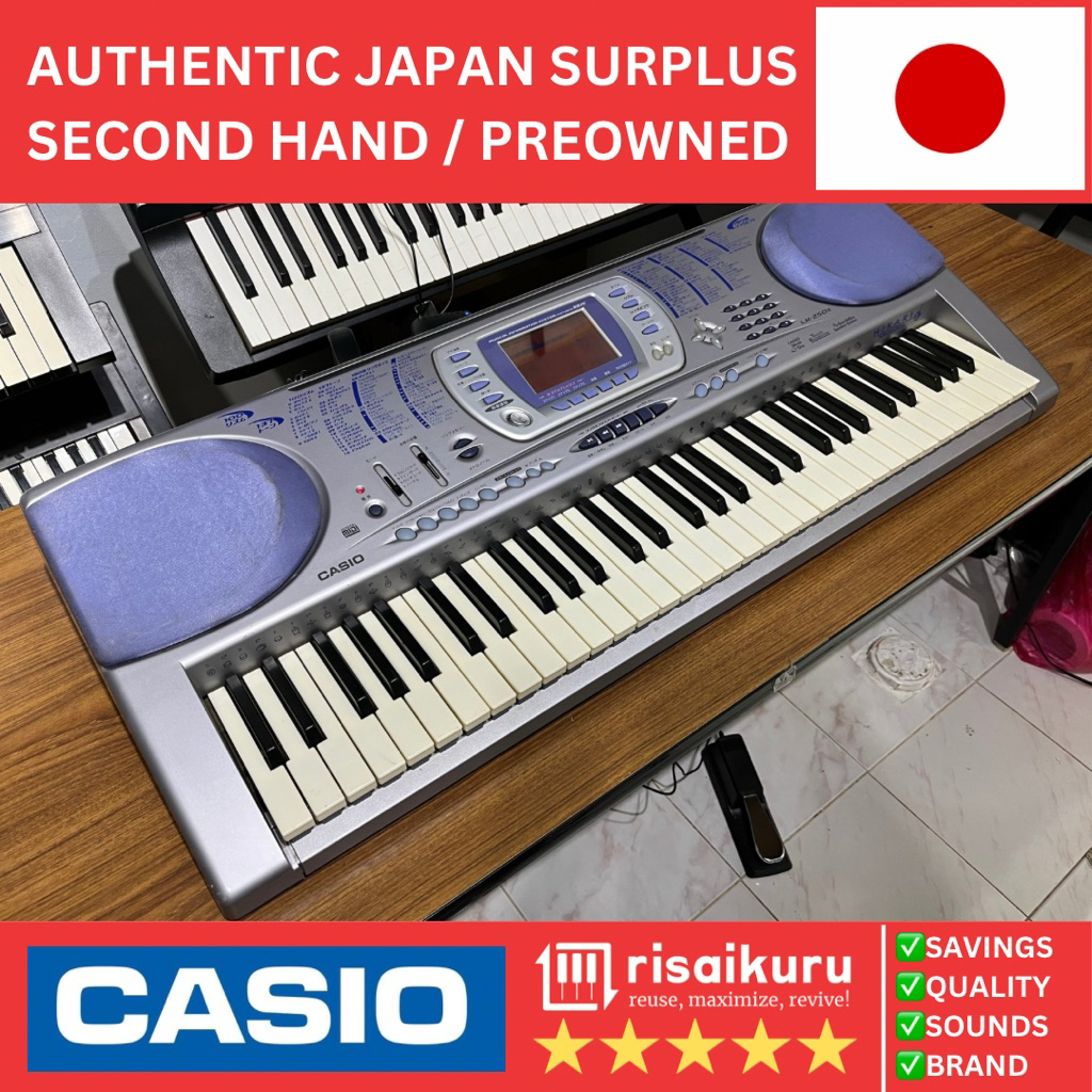 CASI0 LK-250IT Keyboard Piano Organ 61 Keys – Touch Response with ...