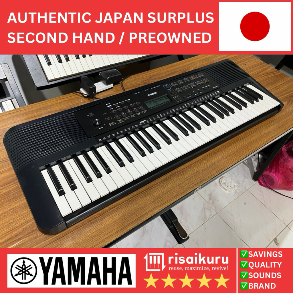 Yamaha PSR-E273 Keyboard Piano Organ Synthesizer 61-Key Portable ...
