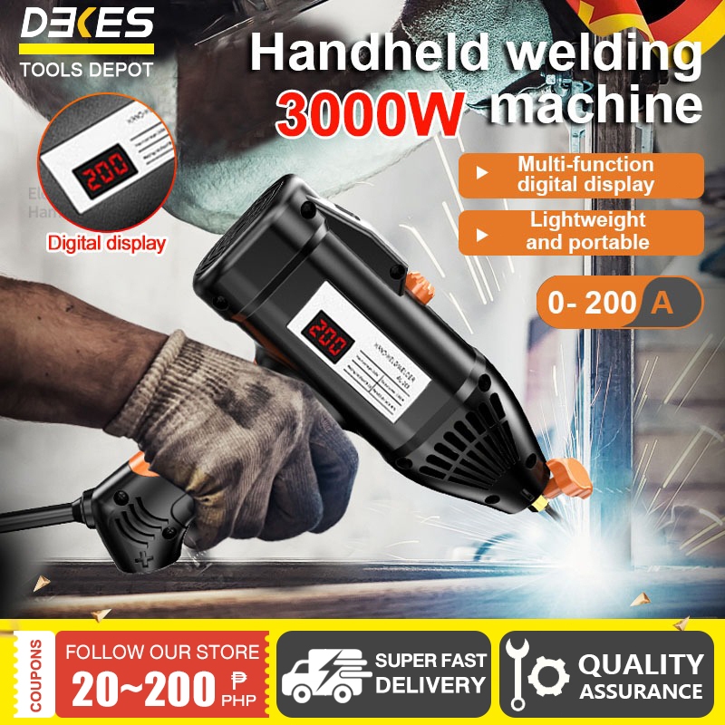 DEKES Mini Portable 220V Welding Machine Handheld Electric Welder Tool ...