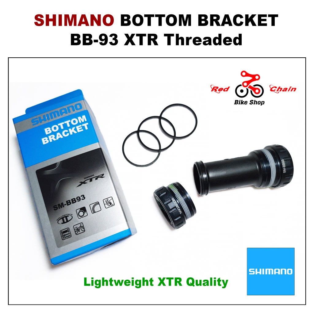 SHIMANO XTR Threaded BOTTOM BRACKET BB-93 for MTB (Original) | Shopee ...