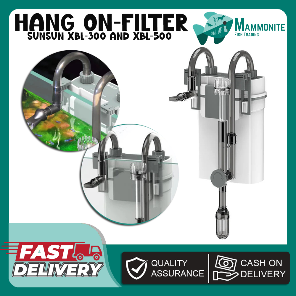 SUNSUN XBL-300 XBL-500 Hang-On External Filtration System For Aquarium ...