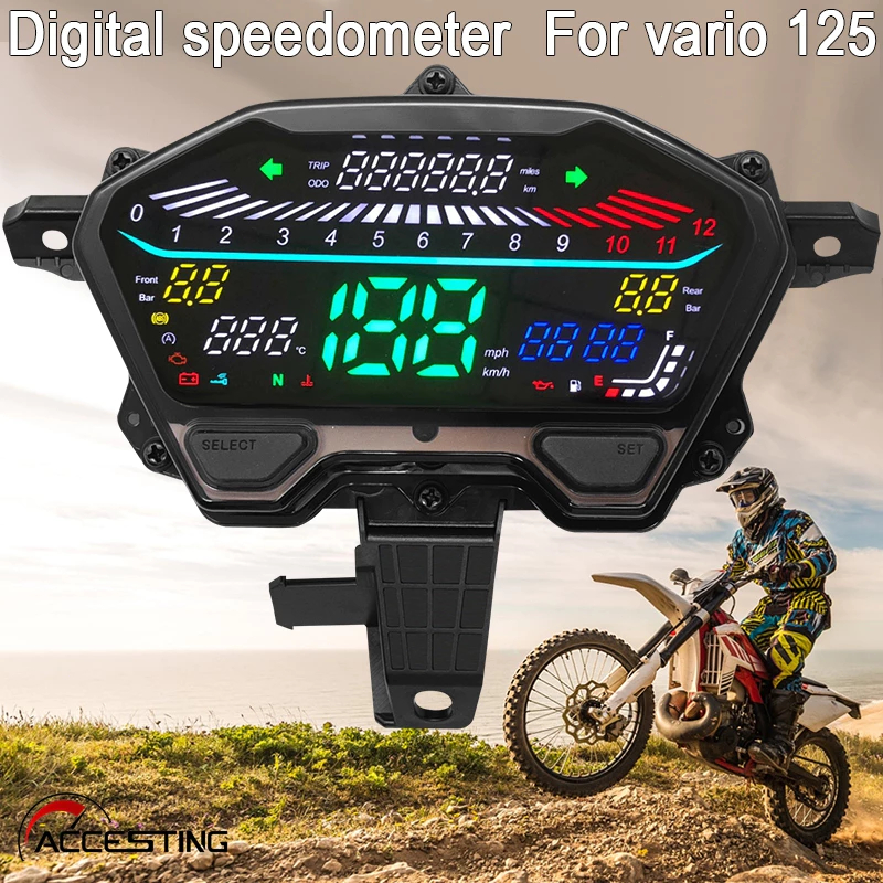 New LED Full Digital Speedometer LED Digital Tachometer for Honda ...