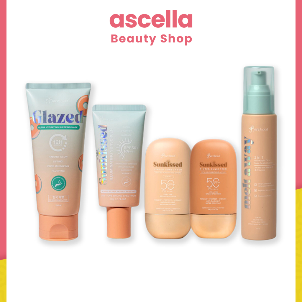 BAREFACED Sunkissed Illuminating Sunscreen / Tinted Sunscreen / Glazed ...