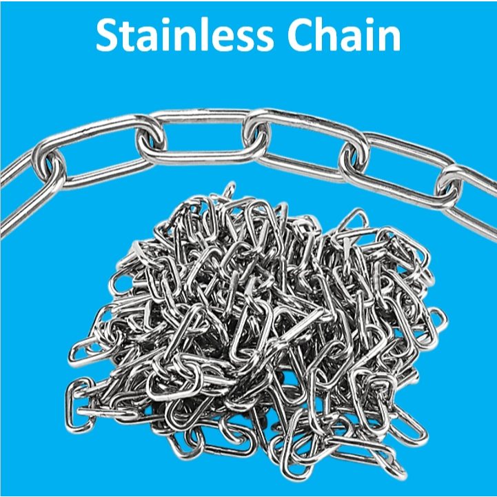 Toyu 1 Meter 10mm Stainless Steel Chain Grade 304 Heavy Duty Lifting ...