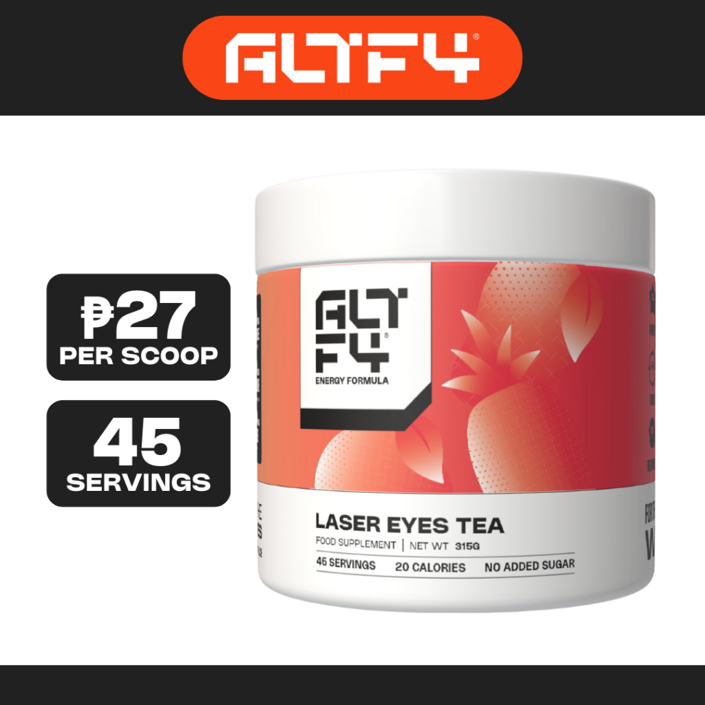 ALTF4 Laser Eyes Tea Energy Formula (Tub) (315g) | Shopee Philippines